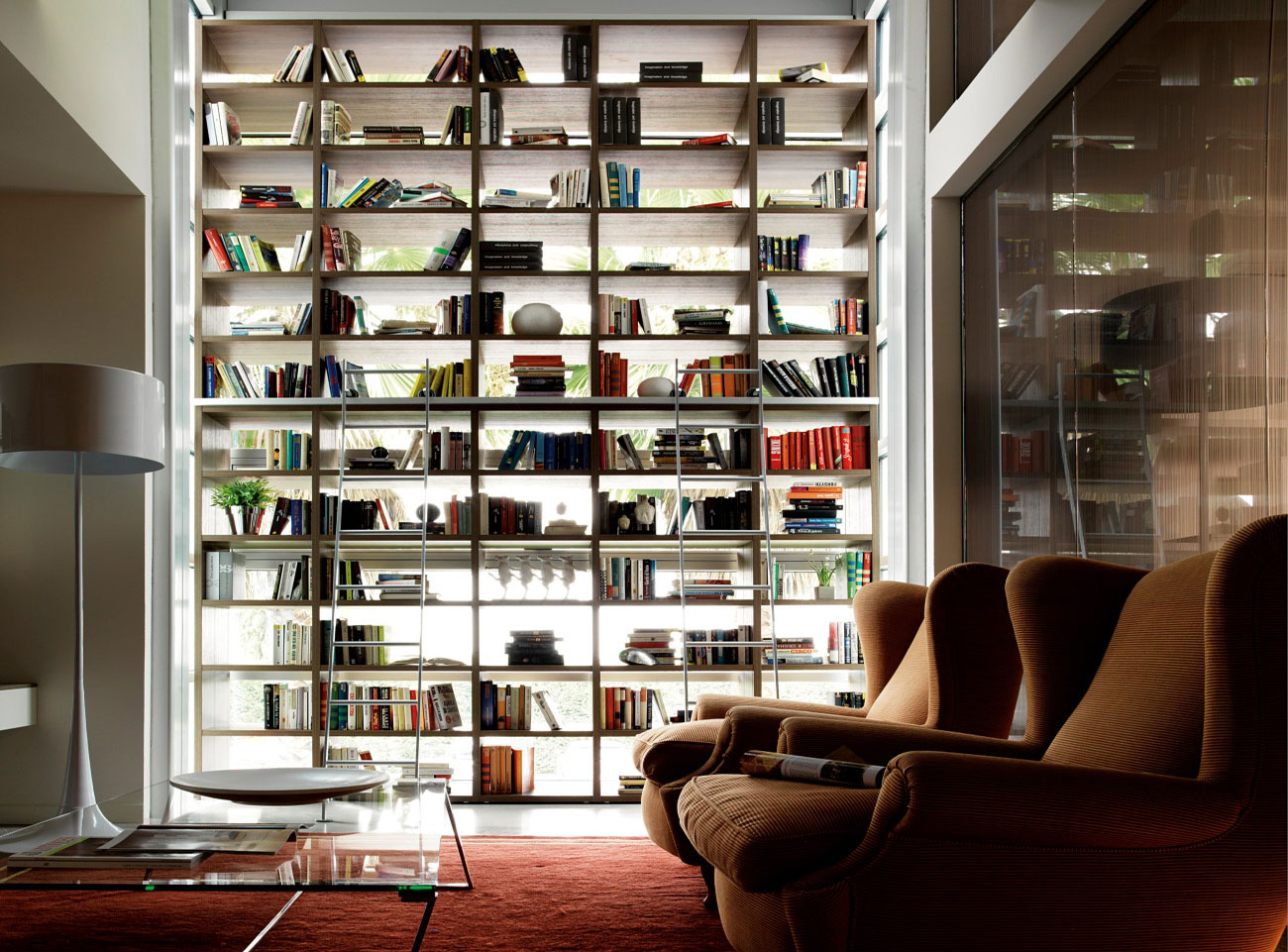 Libraries to order from Italy - furniture for libraries in Los Angeles, MEF